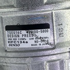 DENSO 437100-5800 AC Compressor pulley clutch side 7PK 115MM