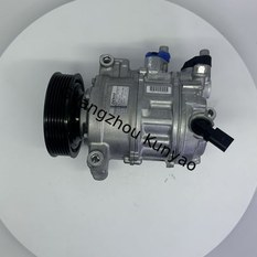 DENSO 437100-8011 AC Compressor rear housing port connections